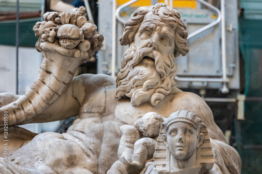 Sections and details from the streets of Naples the capital of the ...