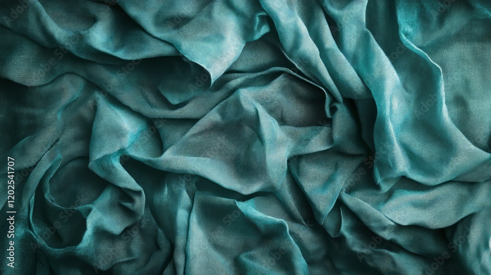 Dark Abstract Crumpled Fabric Texture for Moody Backgrounds Stock ...