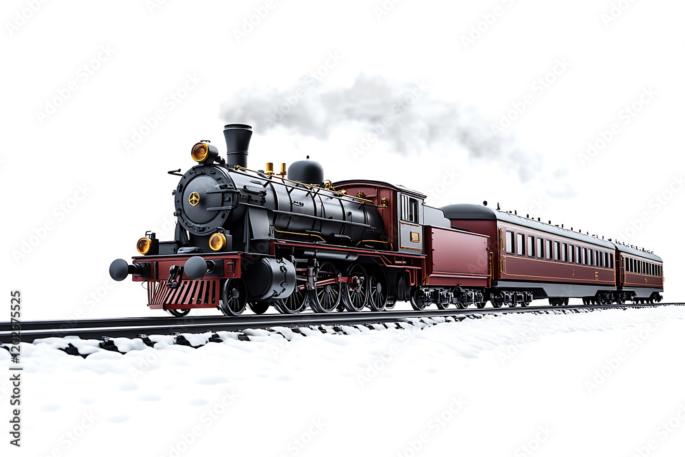 Train in motion clipart illustration isolated on a white background ...