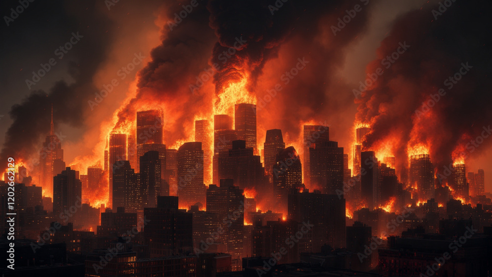 Firefighters battling intense wildfires at the outskirts of a city as ...