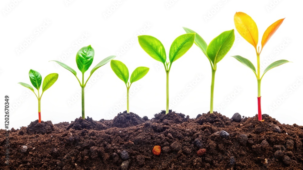 Seedling Growth Stages: From Seed to Sprout, Beautiful Plant ...