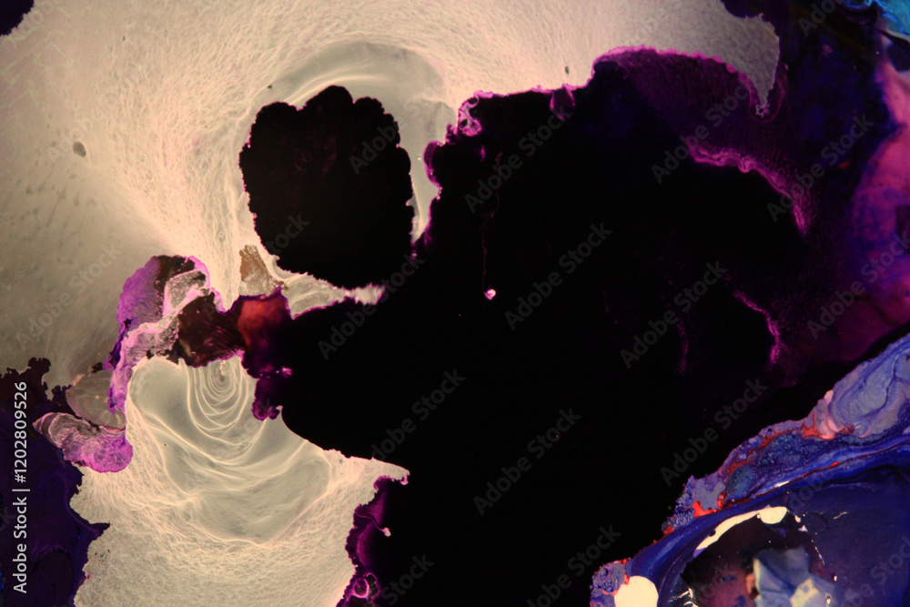 Stock-Illustration „Liquid art! Made from liquid art using water, paint ...