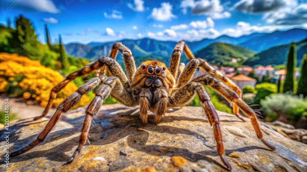 Captivating Full Body Shot of the Majestic Hogna Radiata: The Largest ...