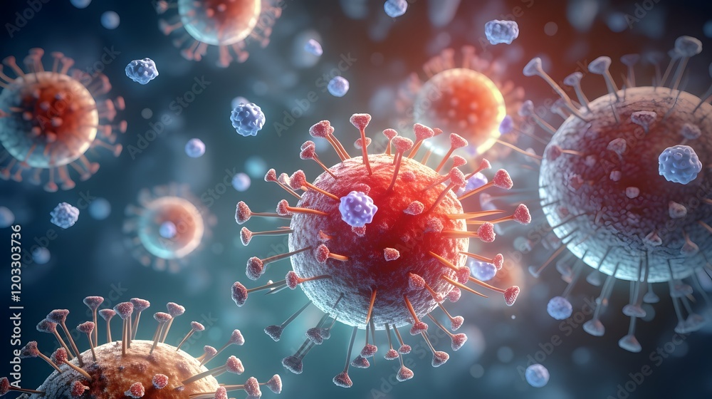 Detailed medical animation illustrating the mechanism of action of ...