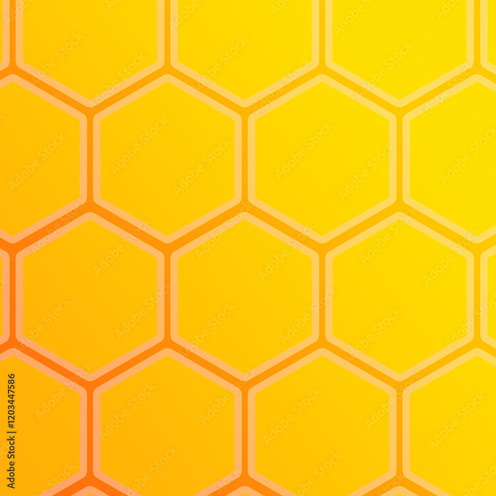 honeycomb like texture background in orange gradient color illustration ...