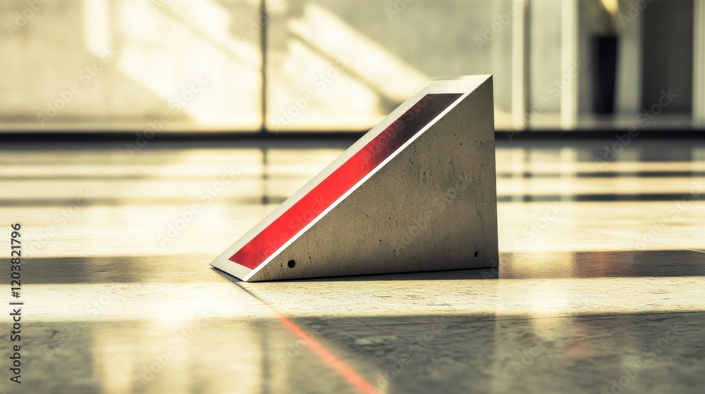 A digital inclinometer measuring the angle of a tilted surface. Stock ...
