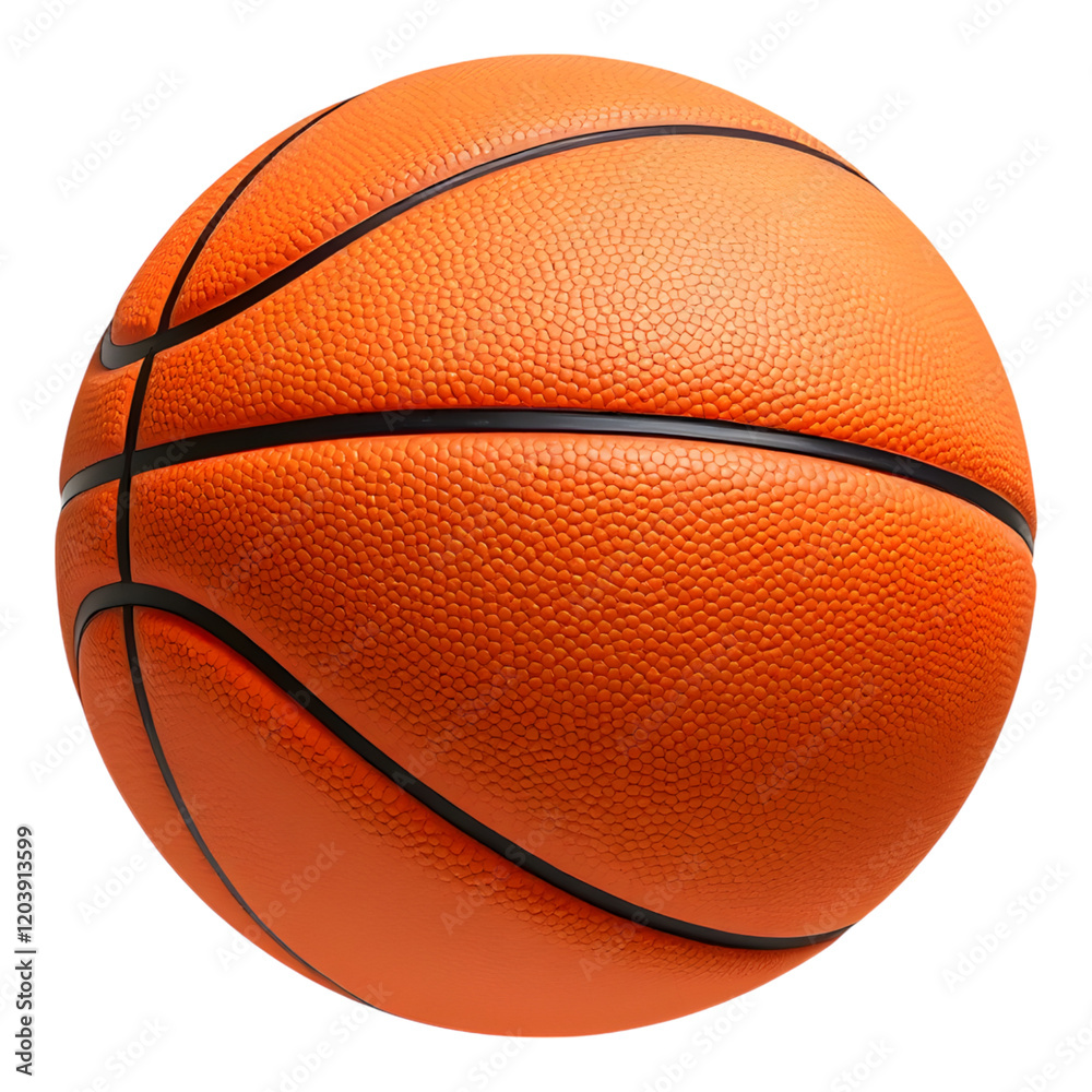 Basketball Closeup: A classic orange basketball, detailed texture and ...