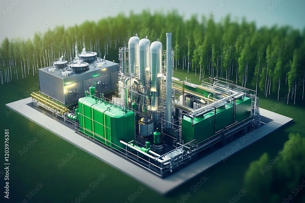 top view New Green Hydrogen renewable energy production pipeline Hydrogen . Green hydrogen gas ...