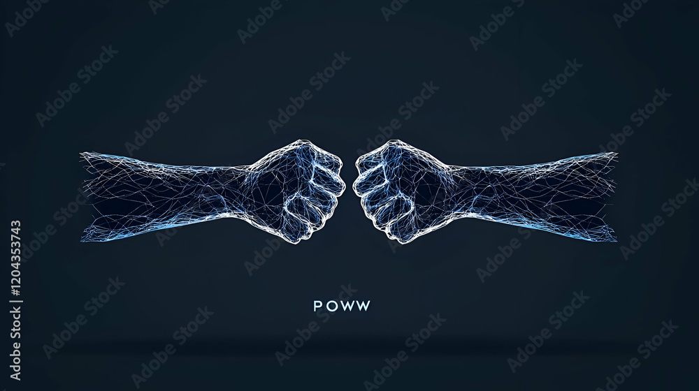 Muscular Arm Illustration, a detailed outline showcasing strength and ...