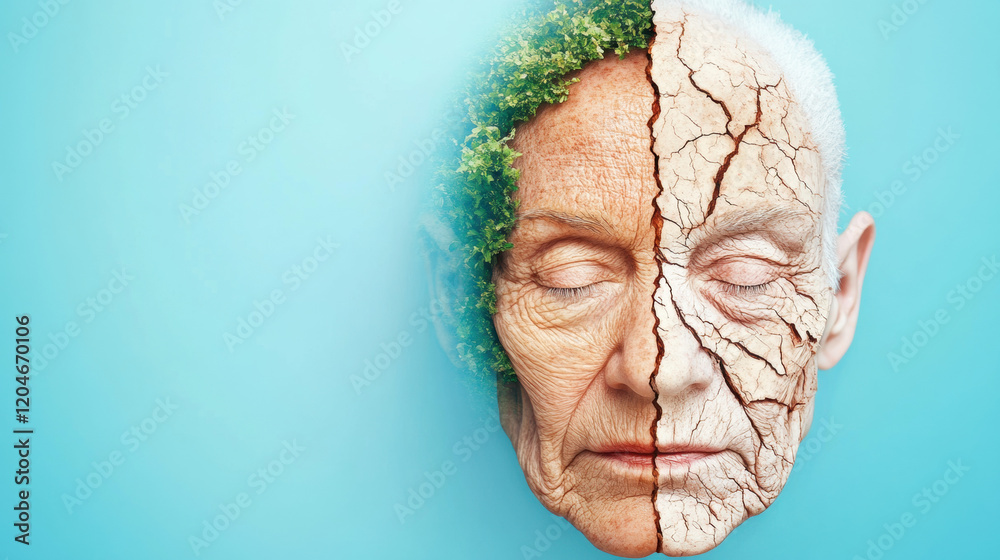 Nicotine Dependence and Premature Aging, A high-fidelity 3D image ...