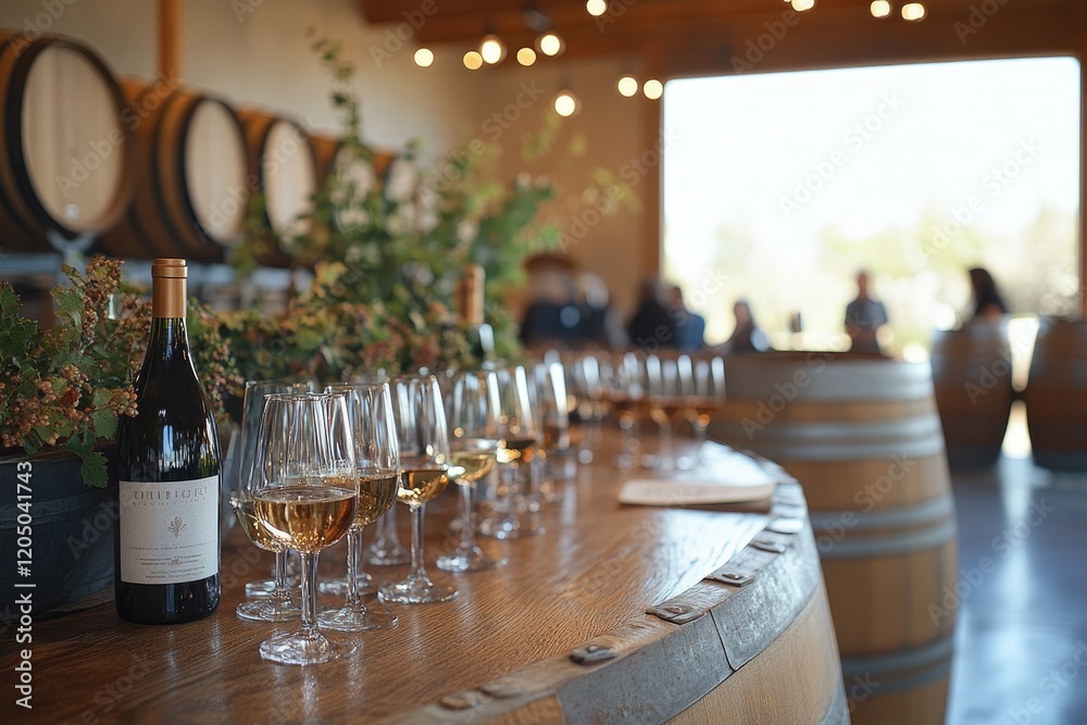 Foto de Stock Wine tasting event celebrating local winery production ...