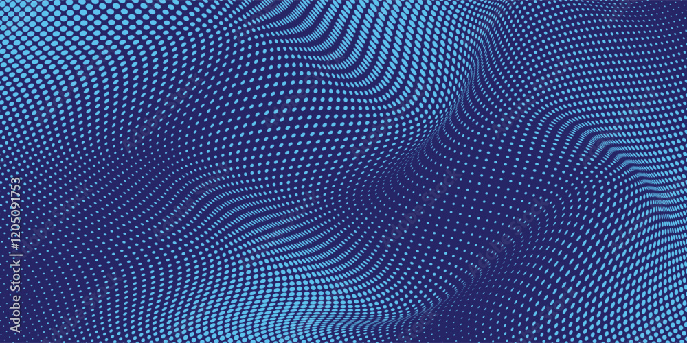 Blue Tech Finance Fintech Background Abstract Pixel Pattern. Abstract ...