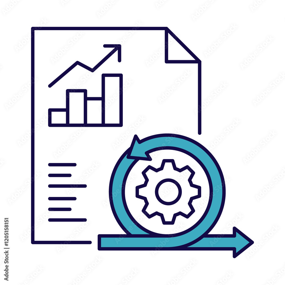 Agile Metrics – Performance Graph Representing Data-Driven Insights in ...