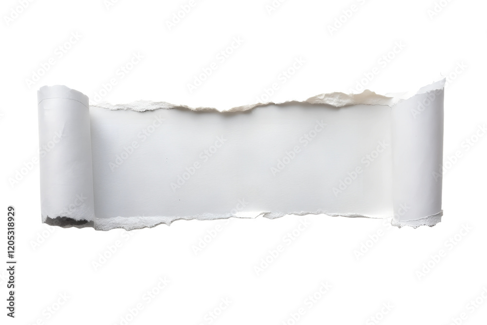 torn paper with white background Stock Photo | Adobe Stock