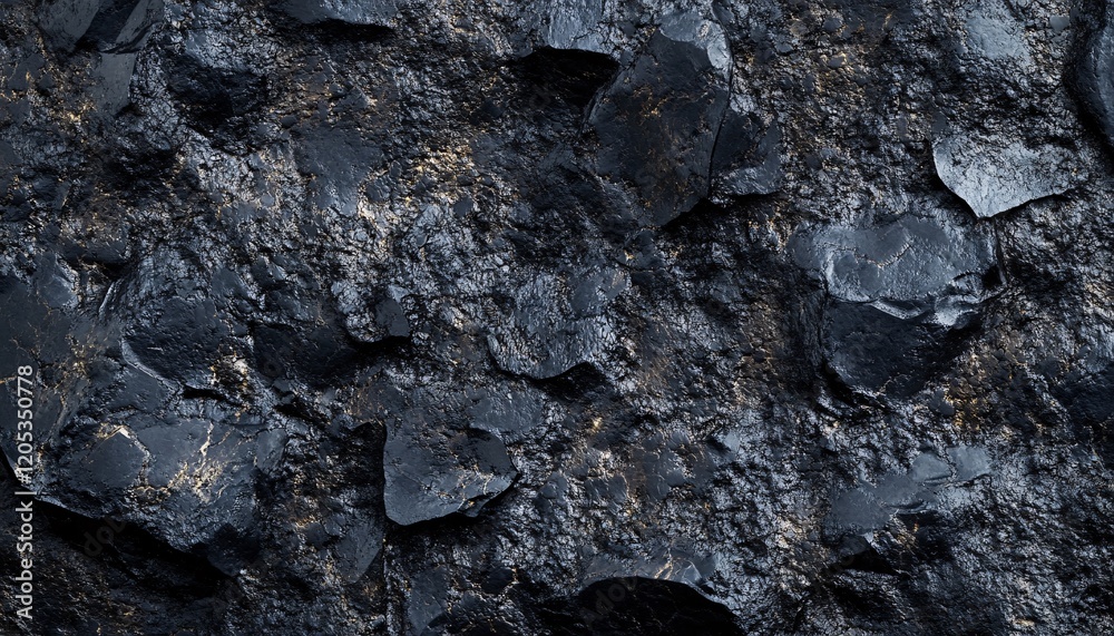 Detailed surface texture of basalt volcanic rock showcasing natural ...
