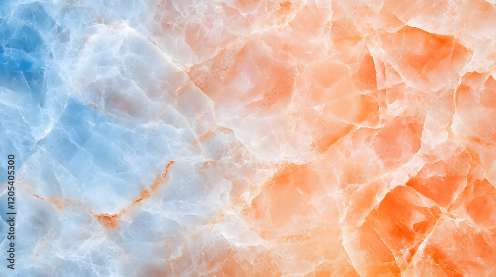 Natural Blue and Orange marble background, abstract white marble stone ...
