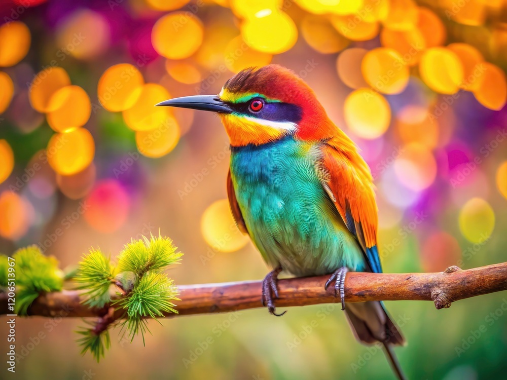 Stunning Bird on Branch Wallpaper, High-Resolution Bird Photography ...