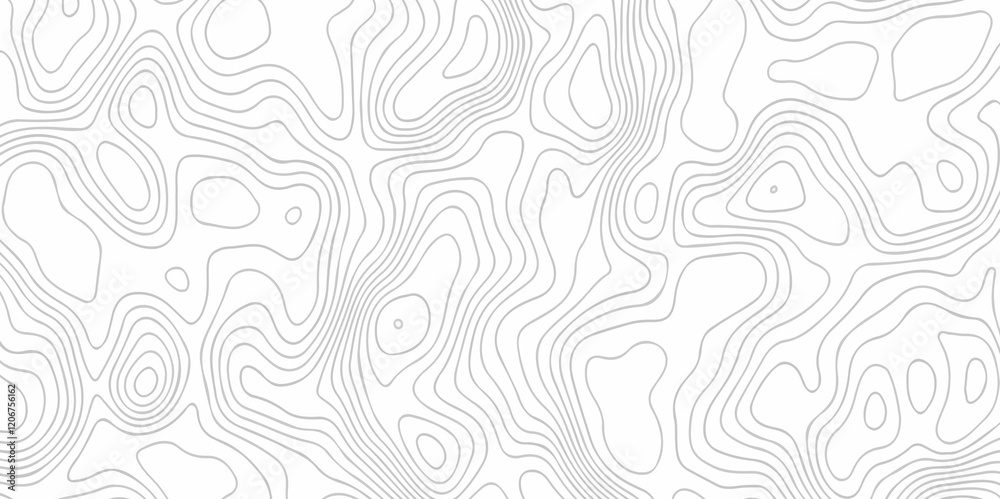 Abstract pattern with lines seamless pattern and topography map and ...