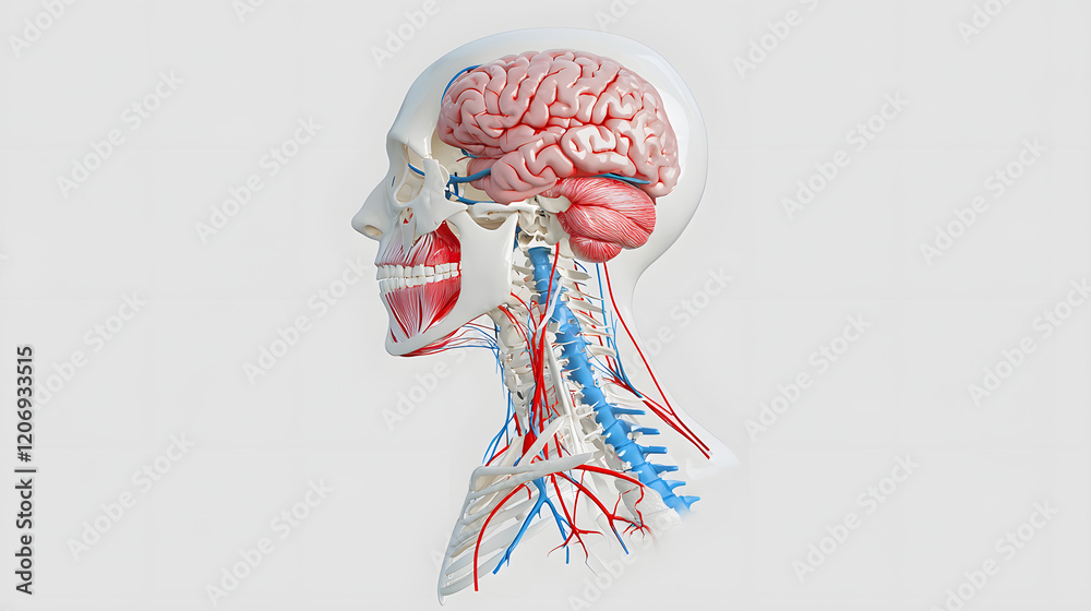 Exploring human anatomy a detailed look at the brain neck and vascular ...