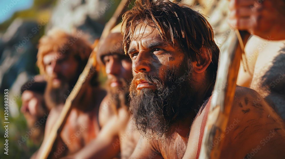 Primitive Tribe - A Look Into the Past Stock Photo | Adobe Stock