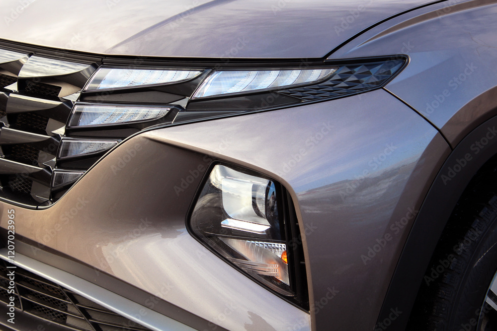 Vinnytsia, Ukraine; January 18, 2025. Hyundai Tucson 2023 right ...