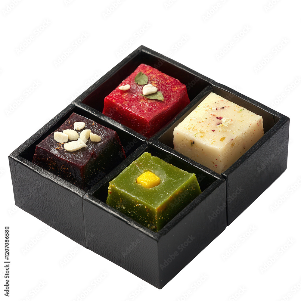 Celebrate festivals with traditional mithai sweet box transparent ...