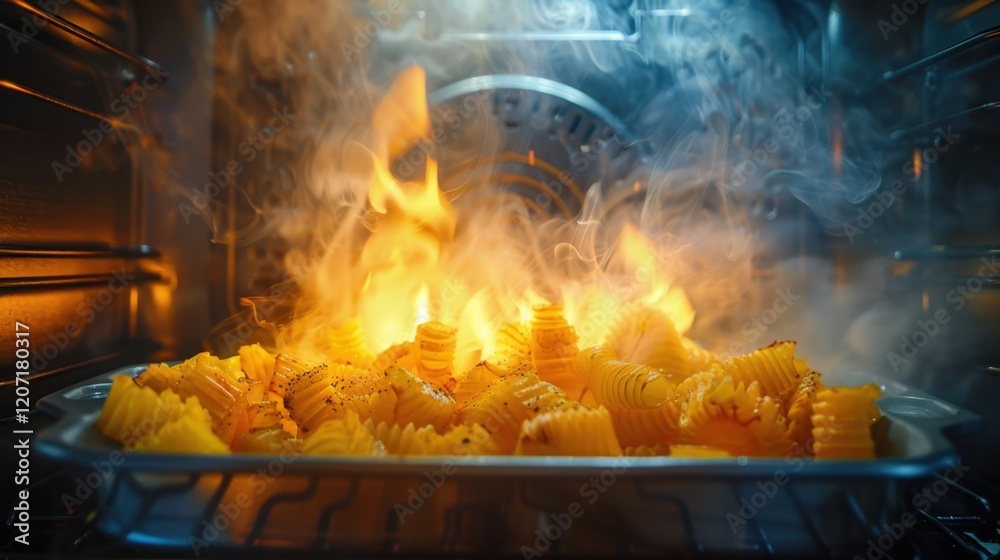 Microwave Oven: Cooks and heats food quickly using electromagnetic ...