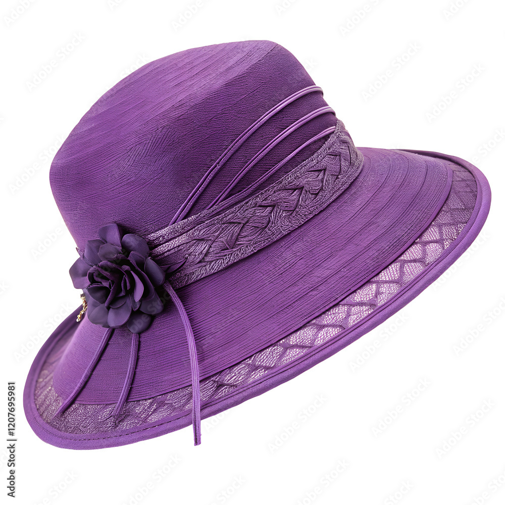 Ladies hat purple colour isolated on white background .PNG transparent ...