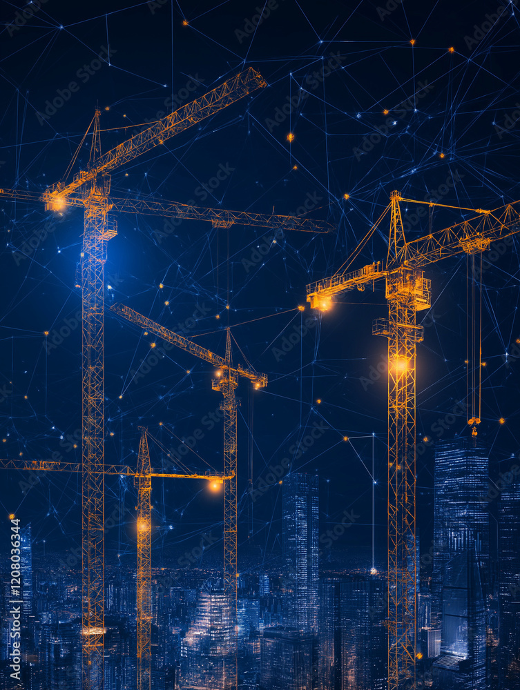 Urban Evolution: A captivating blend of industrial might and futuristic ...