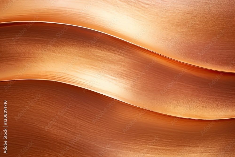 Copper Metallic Textured Wall. Abstract Background with Rough Textured ...