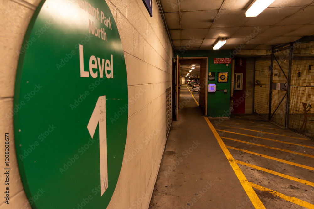 Chicago, Illinois, USA - January 13th 2025: Chicago's underground ...