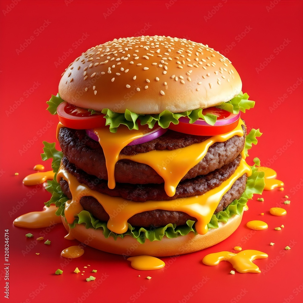 3d model, octane render volumetric, highly detailed videogame, A large ...