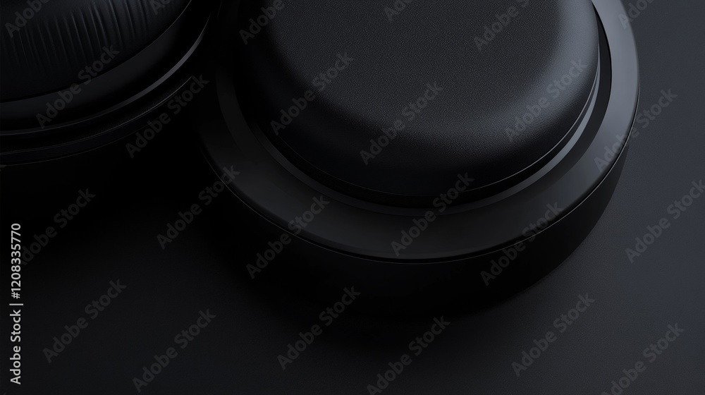 Matte Black Plain Background for Text Overlay, ideal for minimalist ...