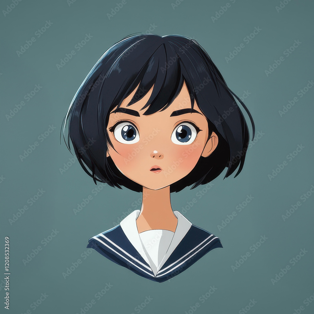 Discover stunning anime girl character designs with clean, vibrant ...