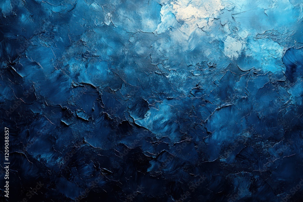 Deep Blue Textured Background with Vintage Grunge and Soft Lighting ...