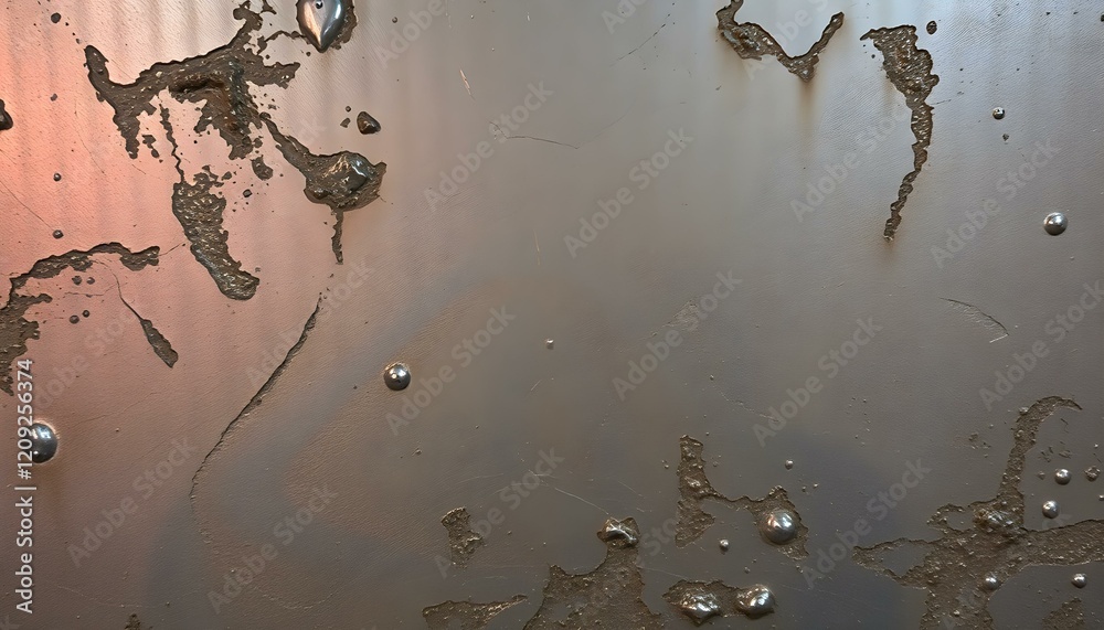Iridescent Metal Texture: Raw, Rugged Industrial Beauty iron worn dark ...