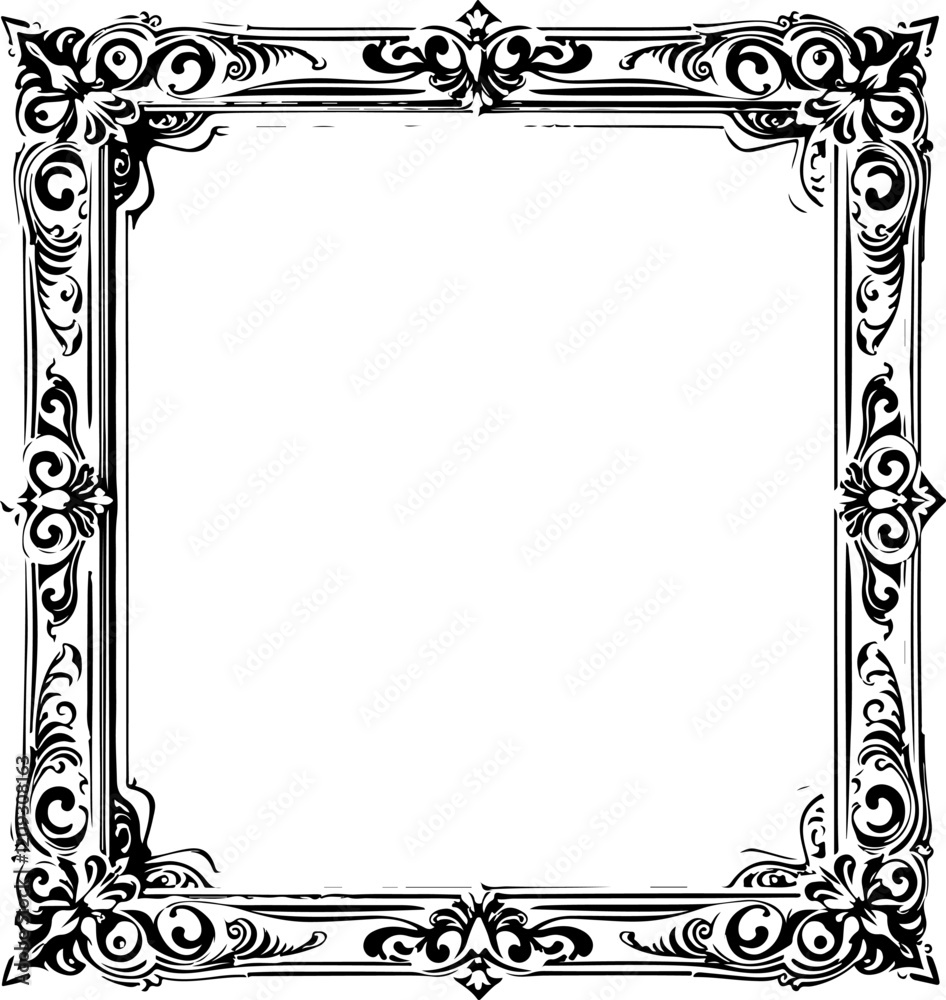 Elegant Frame Border Design, Modern Frame Border Ideas, Classic Frame ...