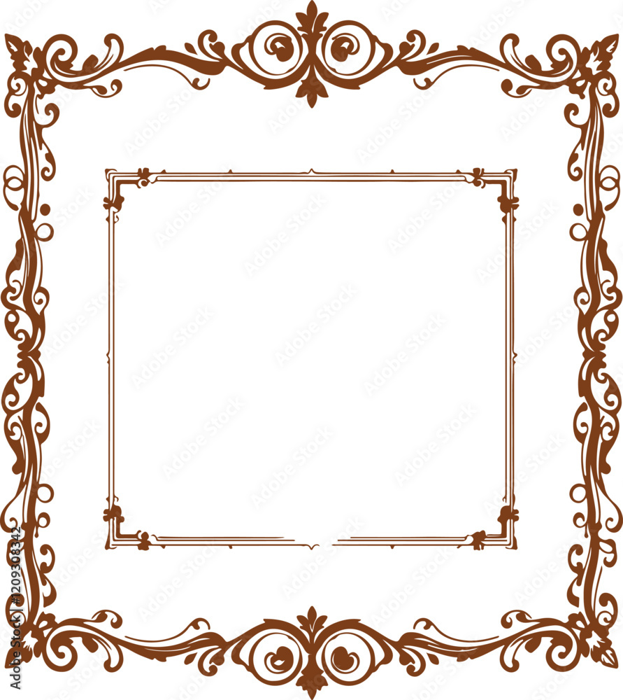 Elegant Frame Border Design, Modern Frame Border Ideas, Classic Frame ...
