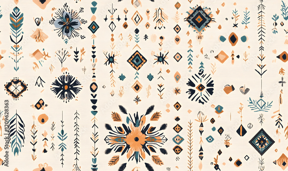 Seamless Tile Patterns Featuring Intricate Geometric and Floral Motifs ...