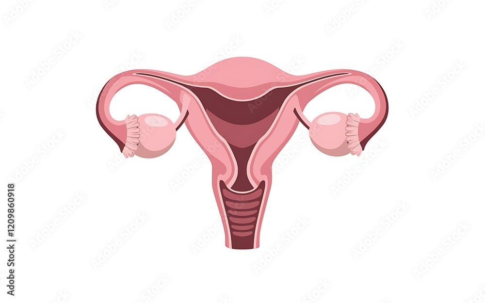 Female Reproductive System Anatomy Stock Photo | Adobe Stock