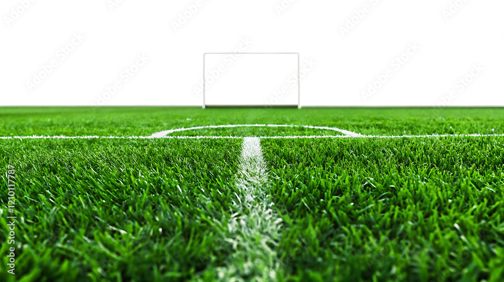grass soccer field isolated on white background PNG.AI GENERATED Stock ...