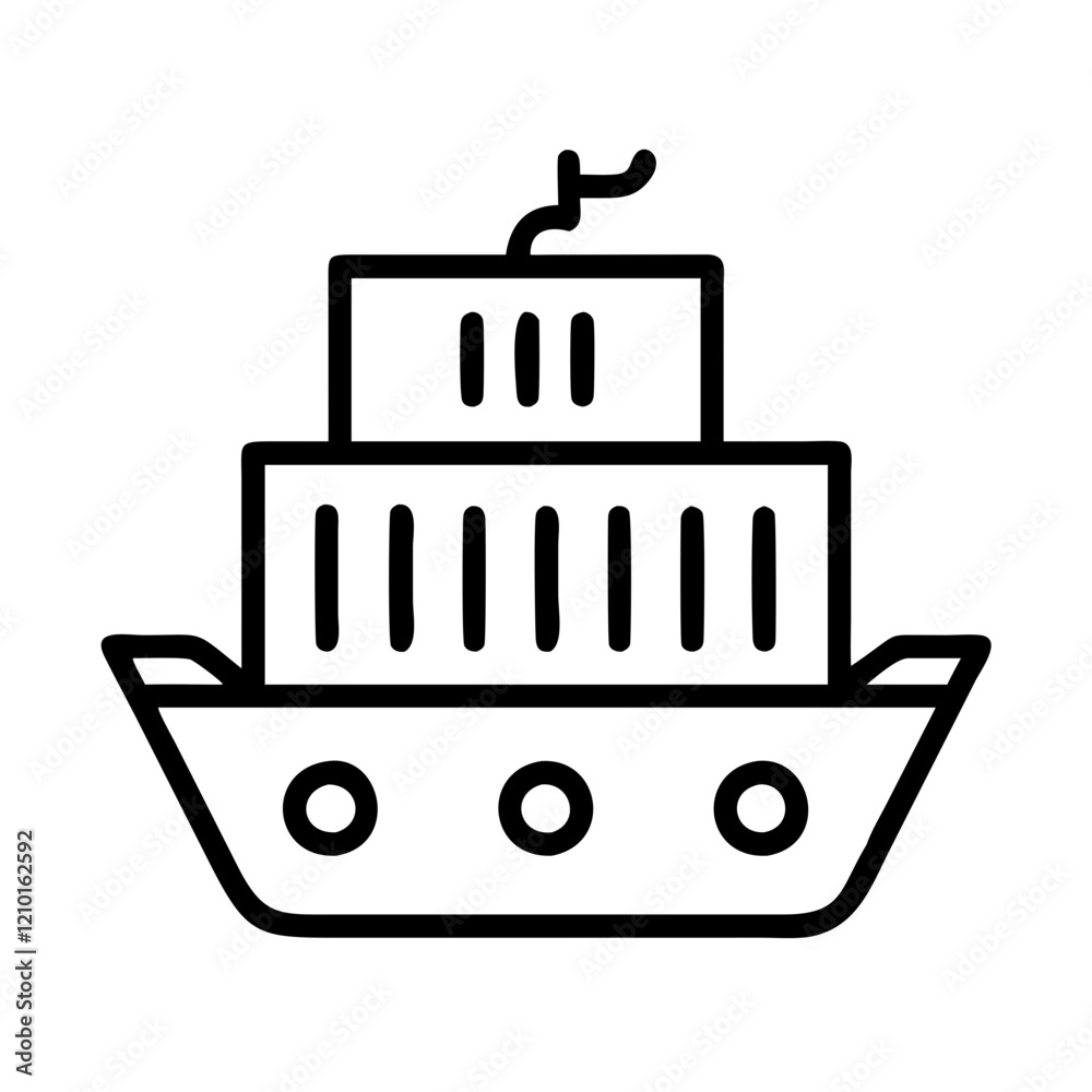 docker icon, docker line art - simple line art of docker, perfect for ...