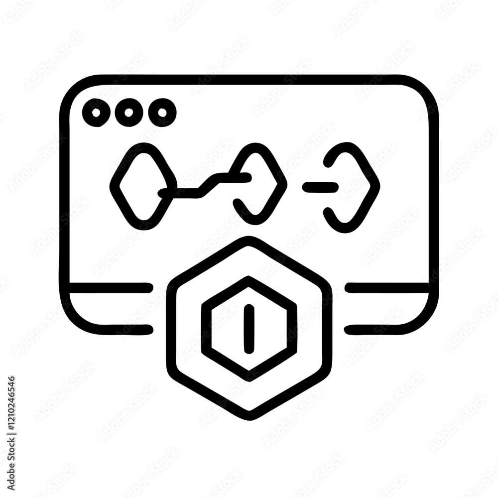Vetor json web token jwt icon, json web token jwt line art - simple ... Vetor json web token jwt icon, json web token jwt line art - simple ...