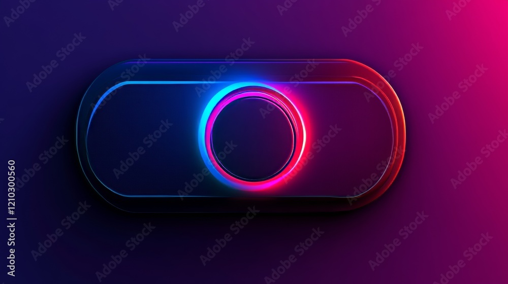 Toggle button pixel perfect RGB color ui icon. Preferences. Switching mechanism. Simple filled ...