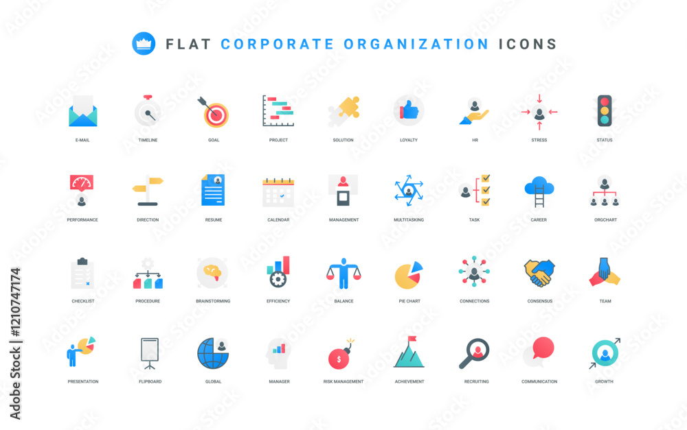 Business management, professional team of corporate company ...