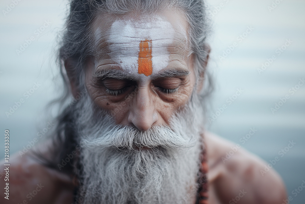 Depiction of Mahakumbh Mela or Kumbh Mela, a Hindu pilgrimage and river ...