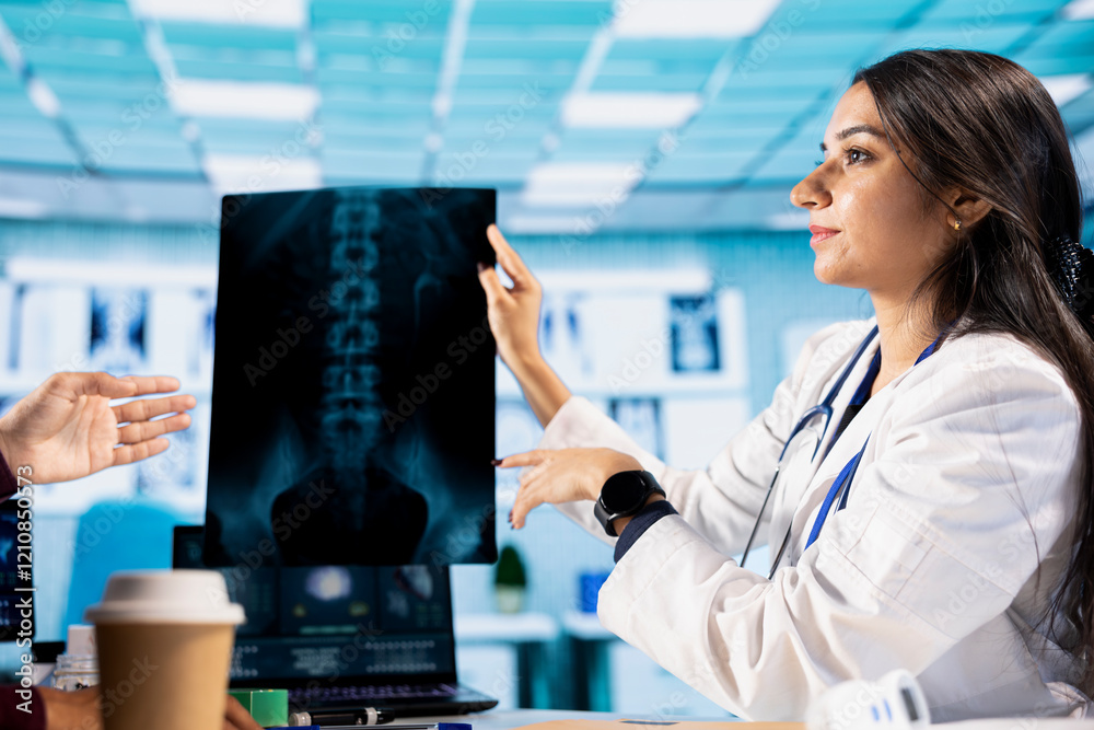 Indian healthcare professional sharing medical expertise with a patient ...