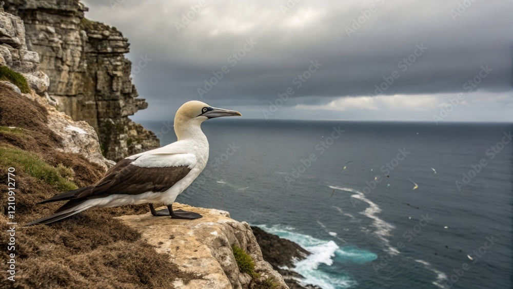 Gannet bird observation cape town wildlife photography coastal cliffs ...