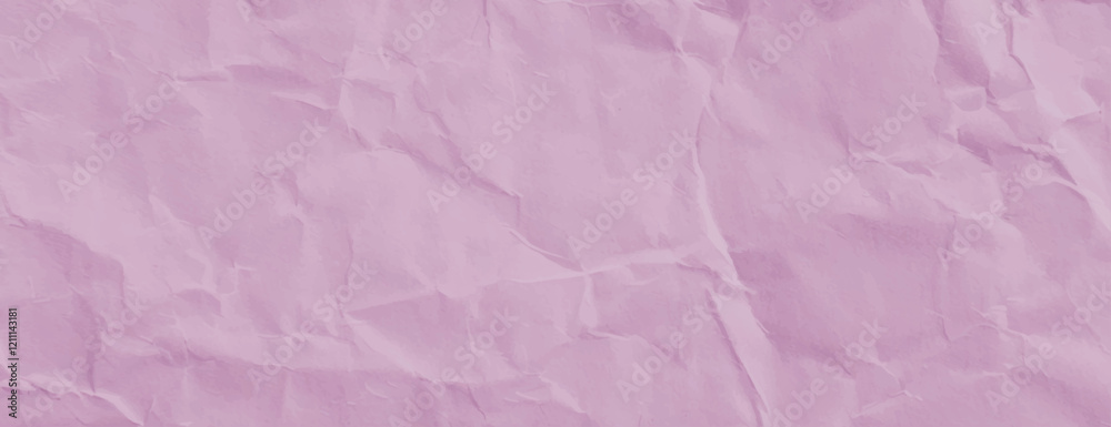 Crumpled paper background with a soft pink color. The pink background ...