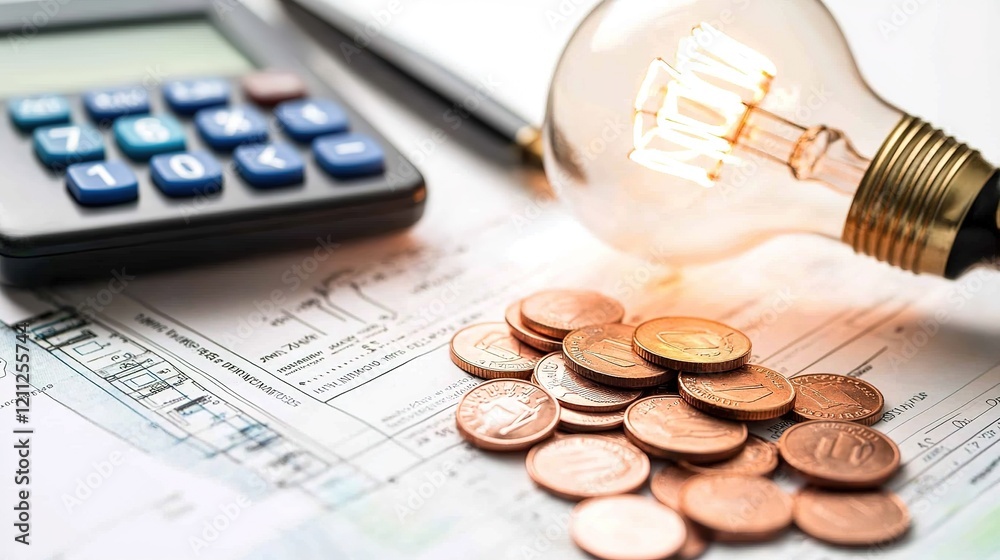 Reduce Utility Bills: Smart Savings Tips Stock Photo | Adobe Stock